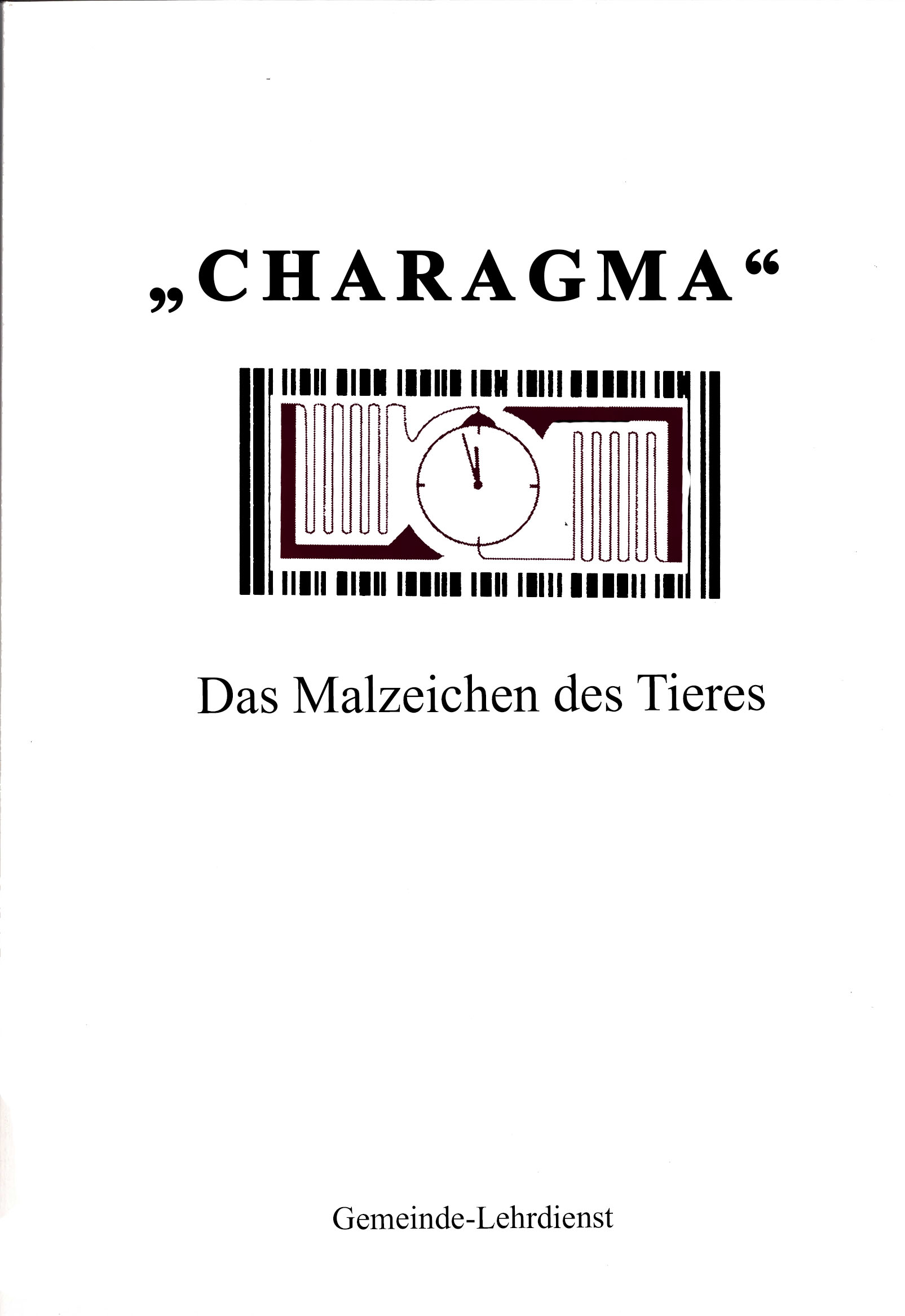 Buch: Charagma - das Malzeichen des Tieres - Elaion-Verlag